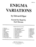 Enigma Variations: Edward Elgar: Concert Band Sheet Music
