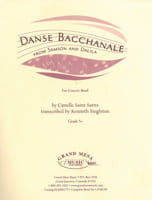 Danse Bacchanale from "Samson and Dalila": Camille Saint-Saëns: Concert Band Sheet Music