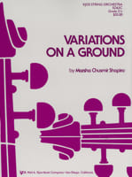 Variations on a Ground: Marsha Chusmir Shapiro: String Orchestra Sheet ...