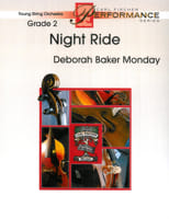 Night Ride: Deborah Baker Monday: String Orchestra Sheet Music