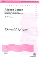 Alleluia Canon - SATB: Wolfgang Amadeus Mozart: Choir Sheet Music