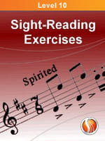 Sight Reading Exercises, Level 10: MakeMusic, Inc. Sheet Music