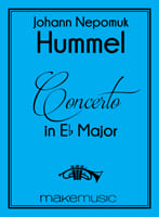 Concerto in Eb Major: Johann Nepomuk Hummel: Solos Sheet Music