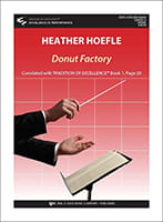 Donut Factory: Heather Hoefle: Concert Band Sheet Music