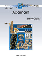 Adamant: Larry Clark: Concert Band Sheet Music