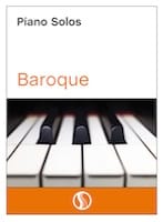 Baroque Piano Solos: Solos Sheet Music