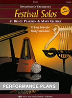 Performance Plans, Standard of Excellence Festival Solos, Book 1 Sheet ...