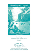 Norwegian Legend: Edvard Grieg: Concert Band Sheet Music