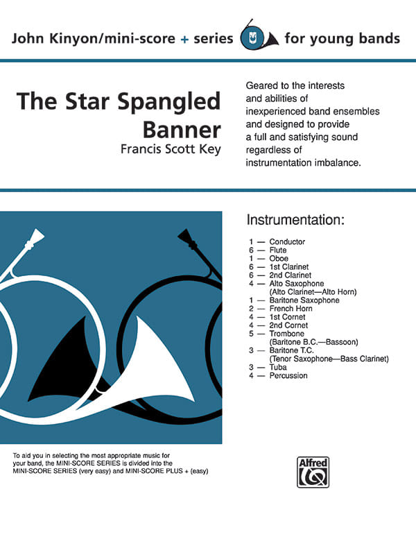The Star-Spangled Banner: Francis Scott Key: Concert Band Sheet Music