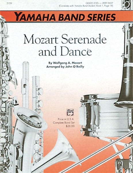 Mozart Serenade and Dance: Wolfgang Amadeus Mozart: Concert Band Sheet ...