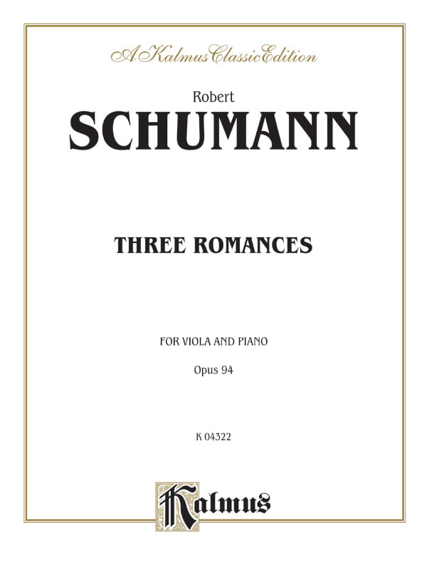 Three Romances, Opus 94: Robert Schumann: Small Ensemble Sheet Music