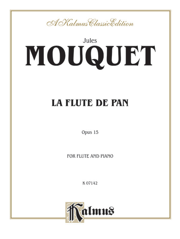La Flute de Pan, Opus 15: Jules Mouquet: Solos Sheet Music