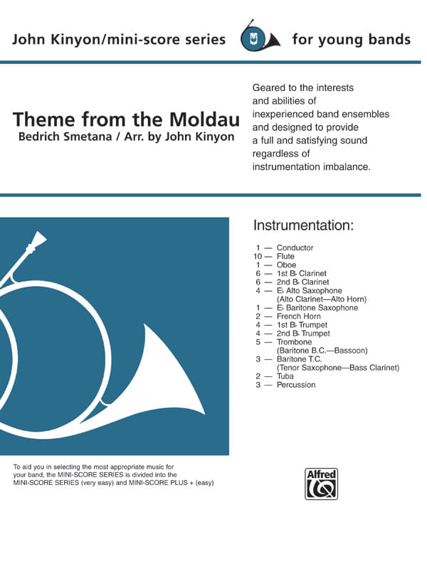 Theme from "The Moldau": Bedrich Smetana: Concert Band Sheet Music