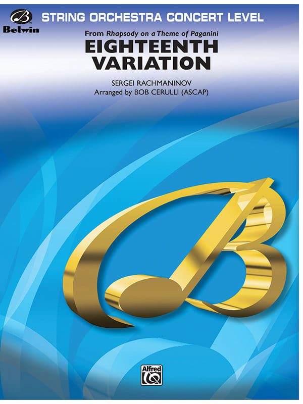 Eighteenth Variation (from Rhapsody on a Theme of Paganini): S ...