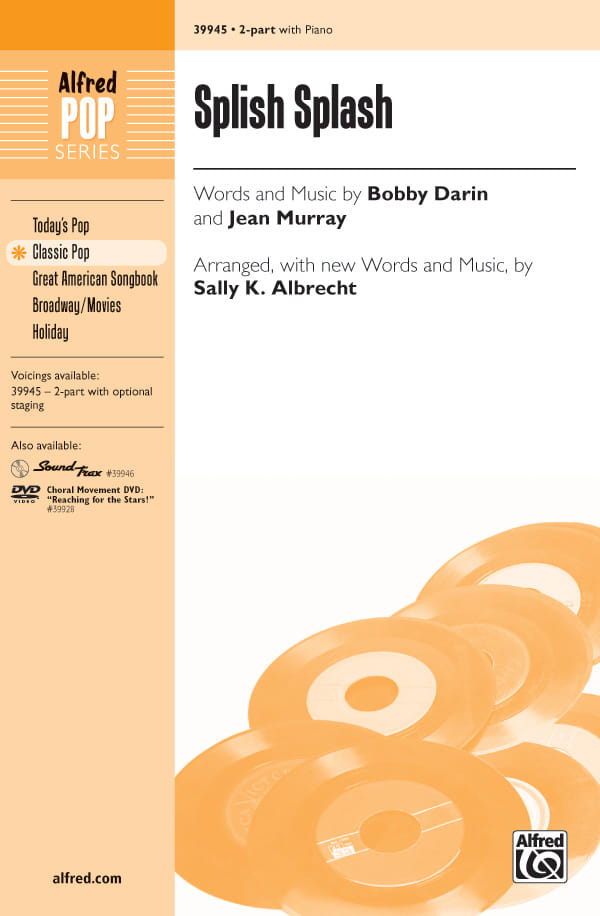 Splish Splash - 2-Part (As Recorded by Bobby Darin): Choir Sheet Music