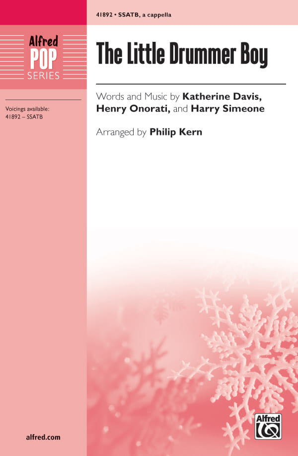 The Little Drummer Boy - SSATB, a cappella: Choir Sheet Music