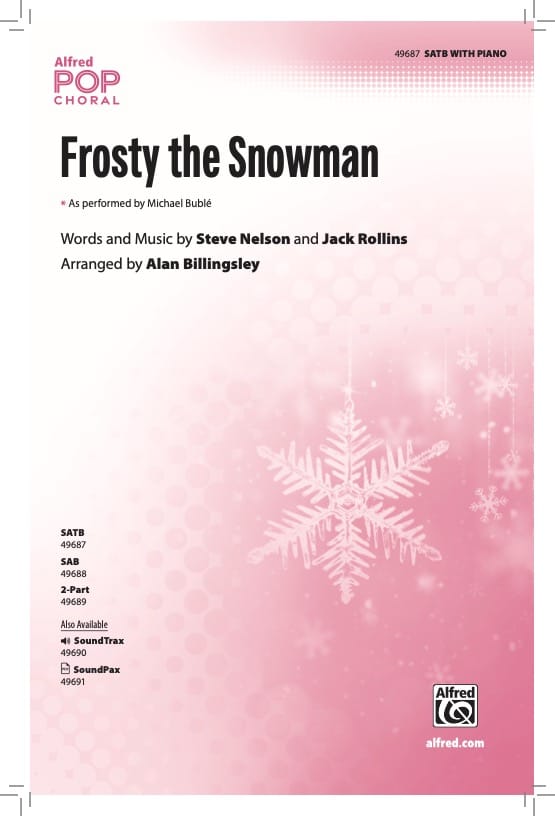 Frosty the Snowman SATB: Choir Sheet Music