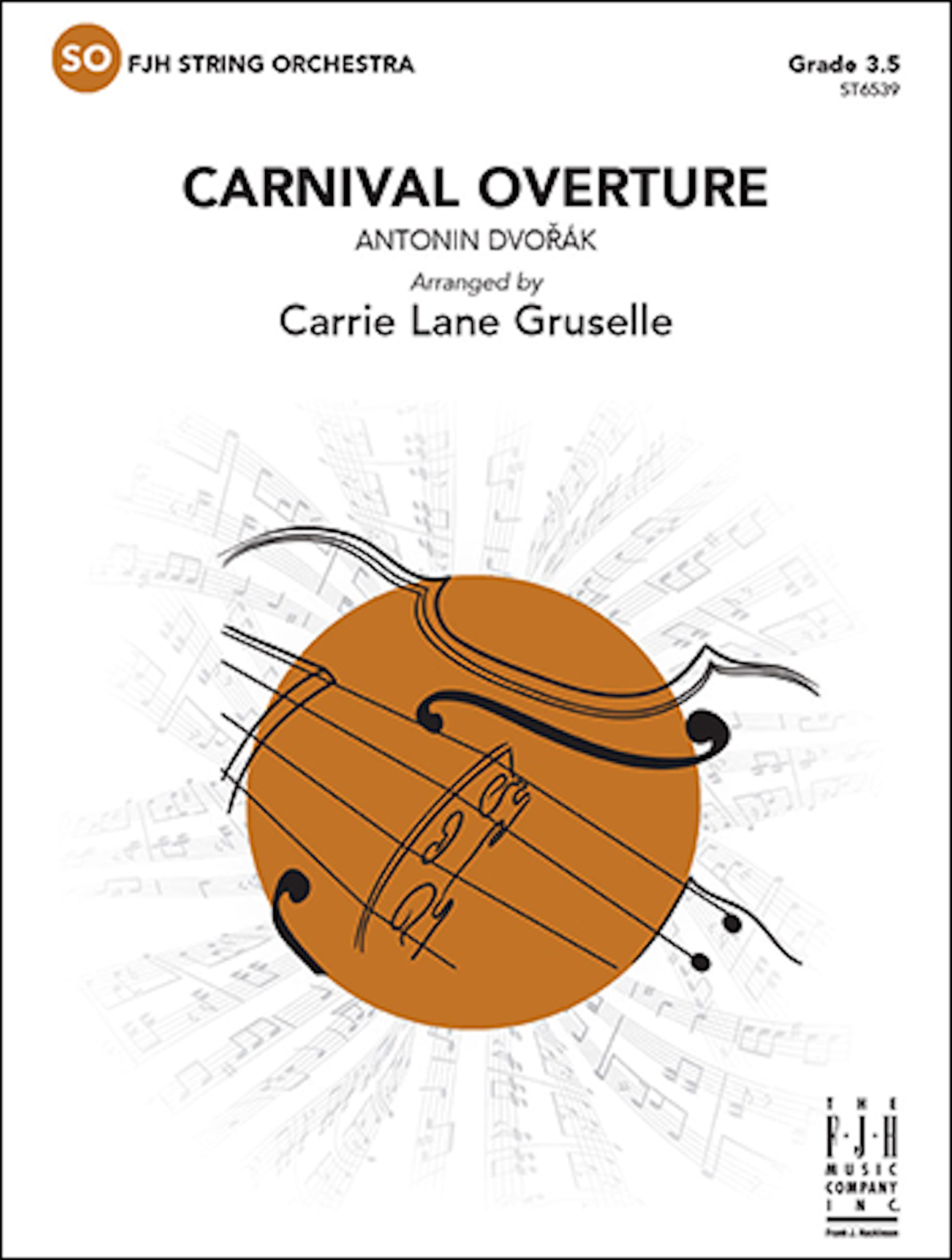 Carnival Overture: Antonín Dvorák: String Orchestra Sheet Music