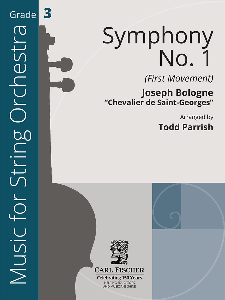 Symphony No. 1 (First Movement): Joseph Bologne: String Orchestra Sheet Music