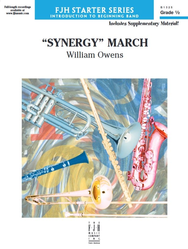 "Synergy" March: William Owens: Concert Band Sheet Music
