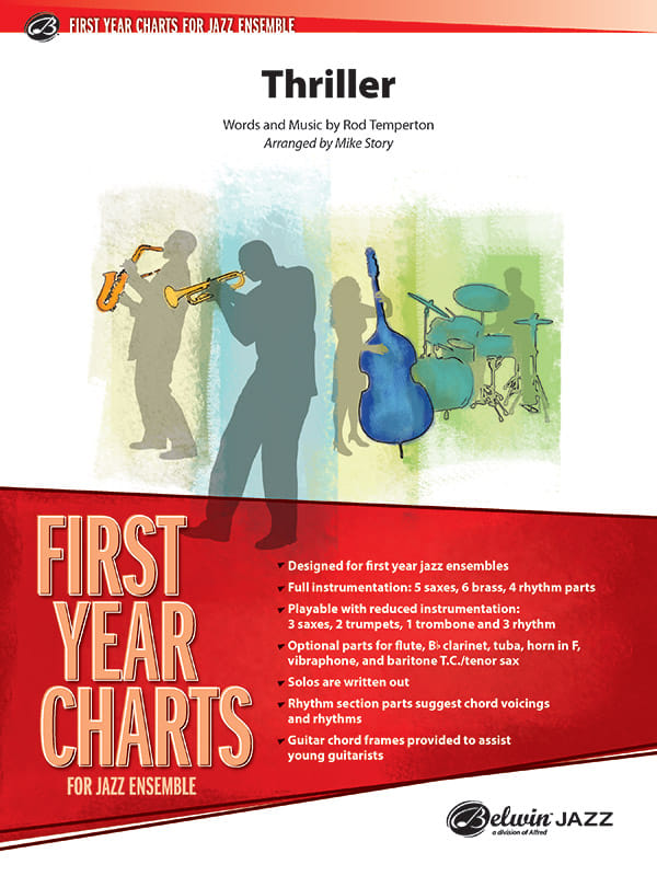 Thriller: Rod Temperton: Jazz Ensemble Sheet Music