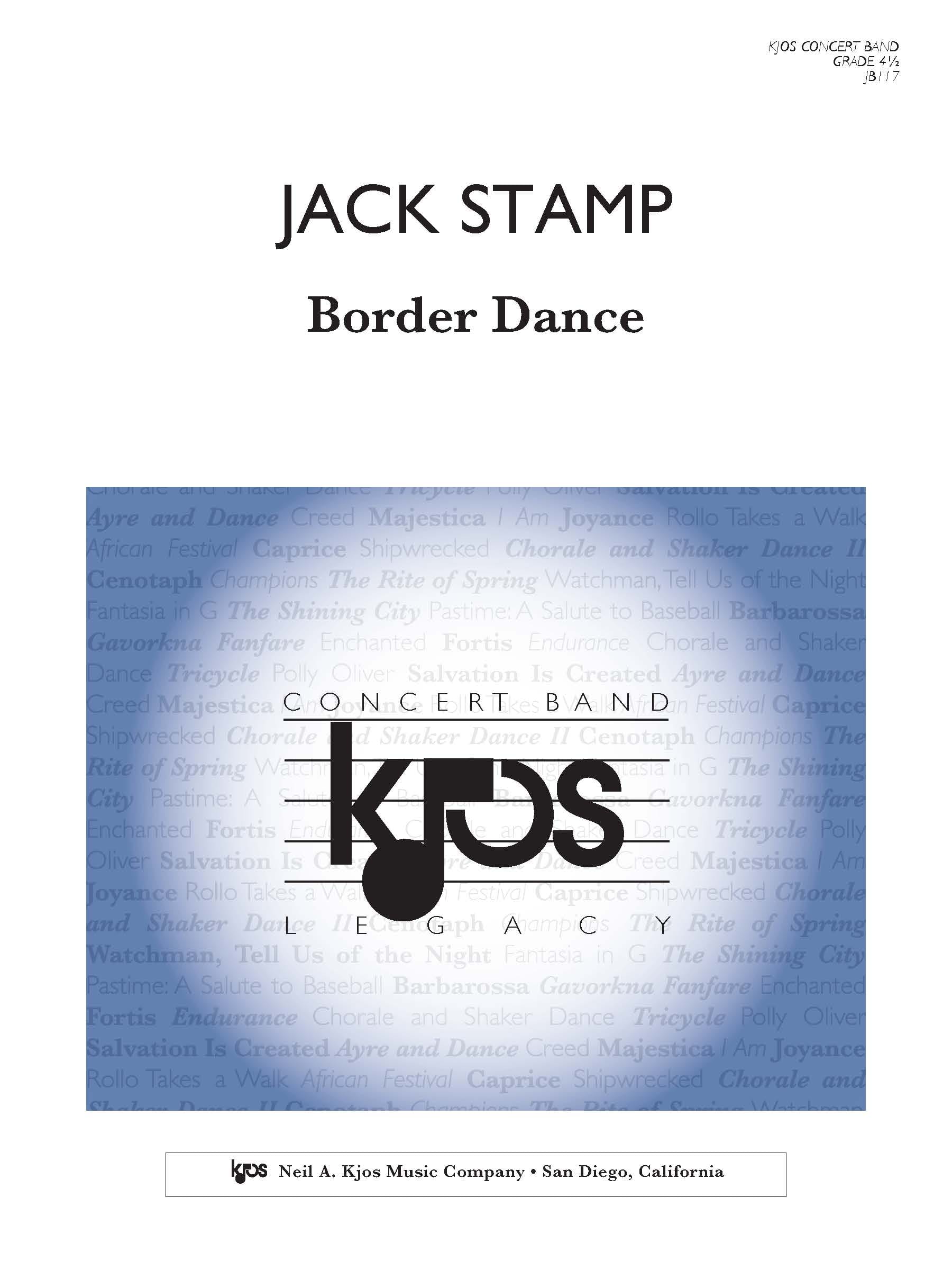 Border Dance: Jack Stamp: Concert Band Sheet Music